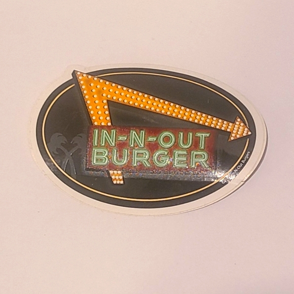Other | In N Out Bumper Sticker | Poshmark